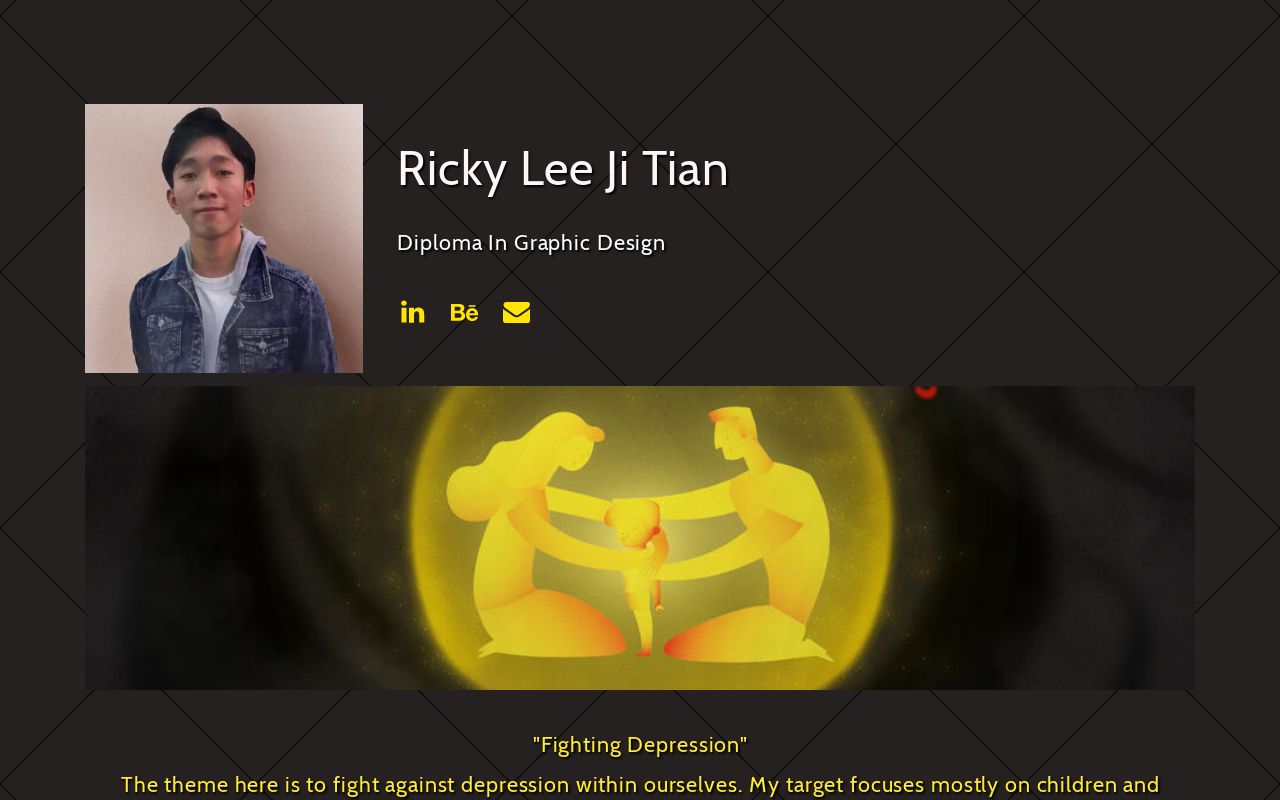 Ricky Lee Ji Tian | Fighting Depression